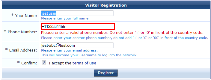 How To Prevent Users From Entering Or 0 In Front Of Country Code In The Phone Number Field 